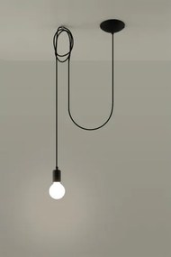 Lustr SOLLUX Edison 1 E27 1x60W bez zdroje SL.0369