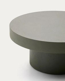 Betonový kulatý zahradní konferenční stolek ø 66 cm Aiguablava – Kave Home