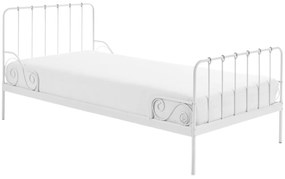 DNYMARIANNE -25% Bílá kovová postel Vipack Alice 90 x 200 cm