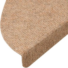 Samolepicí rohože na schody 30 ks béžová 56x17x3 cm 3365895