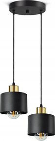 Stropní Svítidlo Lustr Stropní Svítidlo Classic Spot EZ2 Led E27 Black Gold