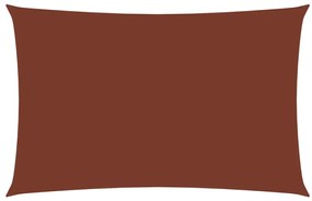 Stínící plachta oxfordská látka obdélníková 5 x 7 m cihlová,  135385