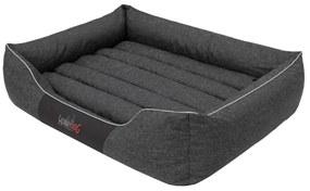 HobbyDog Pelíšek pro psa Comfort ekolen - tmavě šedý VELIKOST: XXXL 140 x 115 cm (110 x 90 cm)