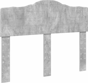 Rám postele s čelo Betonově šedá 120 x 190 cm Kompozitní dřevo 3413223
