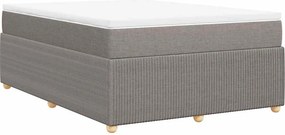 Box spring postel s matrací taupe 160x200 cm textil 3285585