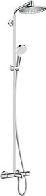 Hansgrohe Crometta S, Showerpipe 240 1jet s vanovým termostatem, chromová, HAN-27320000