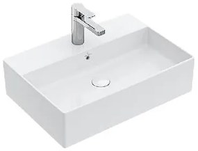 Villeroy & Boch Memento 2.0 - Umyvadlo na desku 50x42 cm, s přepadem, otvor pro baterii, alpská bílá 4A075001