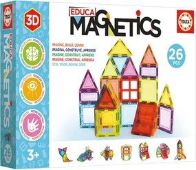 EDUCA Magnetická stavebnice Magnetics / 26 dílků