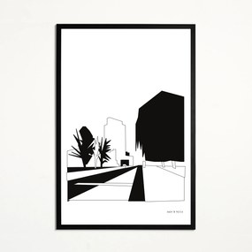 Ondřej Tejkl | River Edge Rám: Bílý, Velikost: 40 x 30 cm
