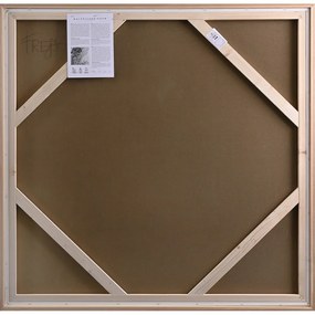 Ručně malovaný obraz 100x100 cm Goldplay – Malerifabrikken