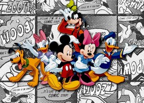 Vliesová fototapeta Mickey Mouse a Kamarádi, Disney | 360 x 270 cm | DFTDNXXL5010