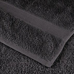 Prémiové ručníky SOLUND 50 ks antracitové 50x100 cm 600 g/m² 137159