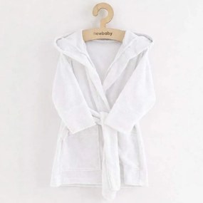 Dětský froté župan New Baby white velikost 92/98