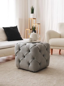 Atelier del Sofa Taburet Kup Chester - Grey, Šedá