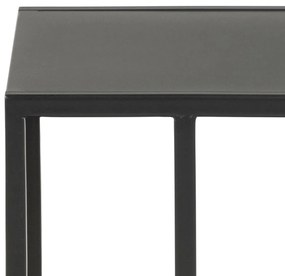 Design scandinavia Odkládací stolek Newcastle, 60 cm, černá