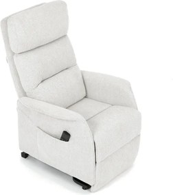 Polohovací křeslo béžové, elektrické TV-L8960 CRM2