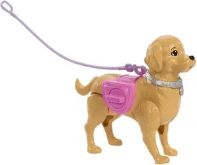 MATTEL Panenka Barbie s pejskem na procházce / od 3 let