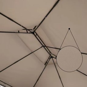 Deuba Zahradní altán Topas 4x3 m - taupe