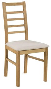 Jídelní židle LIMA | masiv | VÝBĚR TKANIN | kraft zlatý