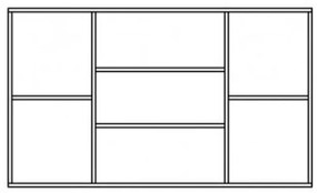 Fill - komoda 4 - dub sonoma/šedá lesk