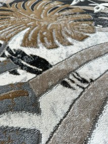 BE Koberec Pera 3302 BEIGE - béžový šedý obdélníkový Rozměr: 60x100 cm