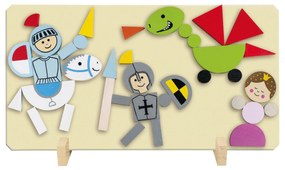 Detoa Magnetické puzzle Rytíři