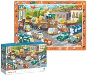 DODO Puzzle s hledáním obrázků Na cestě / 80 dílků / 45 x 31 cm