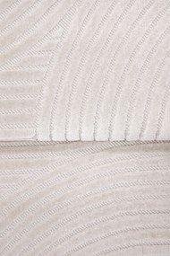 Oválný koberec Vince, bílý, 230x160