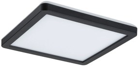 Paulmann 71014 Atria Shine, černé stropní svítidlo s korónou, 11,2W LED 4000K, 19x19cm