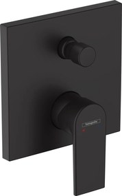 Hansgrohe Vernis Shape, vanová baterie pod omítku, černá matná, HAN-71468670