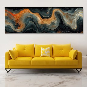Obraz na plátně - Oranžová náděj FeelHappy.cz Velikost obrazu: 120 x 40 cm