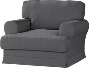 Potah na křeslo IKEA Ekeskog barva šedá látka pletený vzor