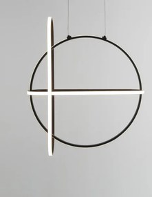 LED lustr Arte 52 černé
