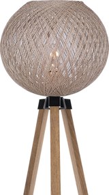 Stojací lampa Joshua hnědá