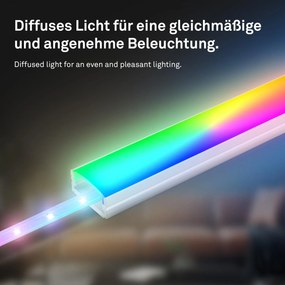 BRI 2166192 Pimp Your Stripe startovací sada LED pásek 2m, IP44 venkovní, RGB+W, dálkový ovladač - BRILONER