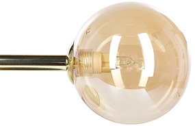 Nástěnná lampa se 2 světly zlatá RAMIS Beliani