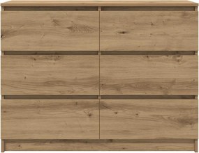 Příborník dub artisan 100x35x76 cm kompozitní dřevo 3328506
