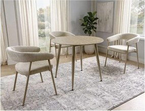 Jídelní stůl Rion II - průměr 90 cm, kámen