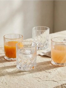 Sinsay - Sada sklenic s reliéfním vzorem 4 pack - clear