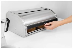 Brabantia Roll Top Chlebník - 17,5x44,5x27 cm - matná ocel