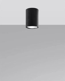Stropní svítidlo Lagos, 1x černé kovové stínítko, (10 cm)