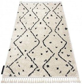 Dywany Łuszczów, Kusový koberec Berber Tetuan B751 cream, 200x290, bílá, ložnice