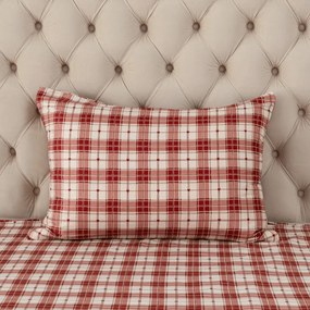 Povlak na polštář z mikrovlákna TARTAN HEART 50x70 cm, barevný
