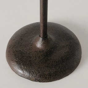 Napajedlo pro ptáky na noze Samando, 37x19 cm, litina, hnědá