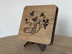 Li-Go "Heřmánek" lampa 19x19cm provedení povrchu: dub
