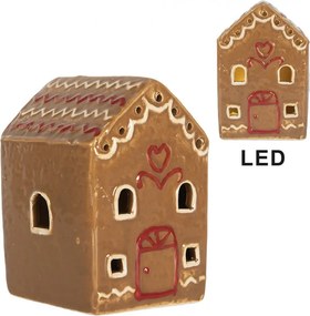 Perníková LED chaloupka Gingerbread Cott - 7*6*9 cm