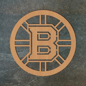 DUBLEZ | Dřevěné logo hokejového týmu - Boston Bruins