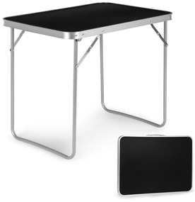 Skládací turistický stůl Veloca 80x60 cm černý
