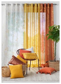 Oranžová voálová záclona 140x280 cm Belflor – douceur d'intérieur