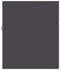 Skříňka pod umyvadlo šedá 41 x 38,5 x 46 cm dřevotříska - Default Title